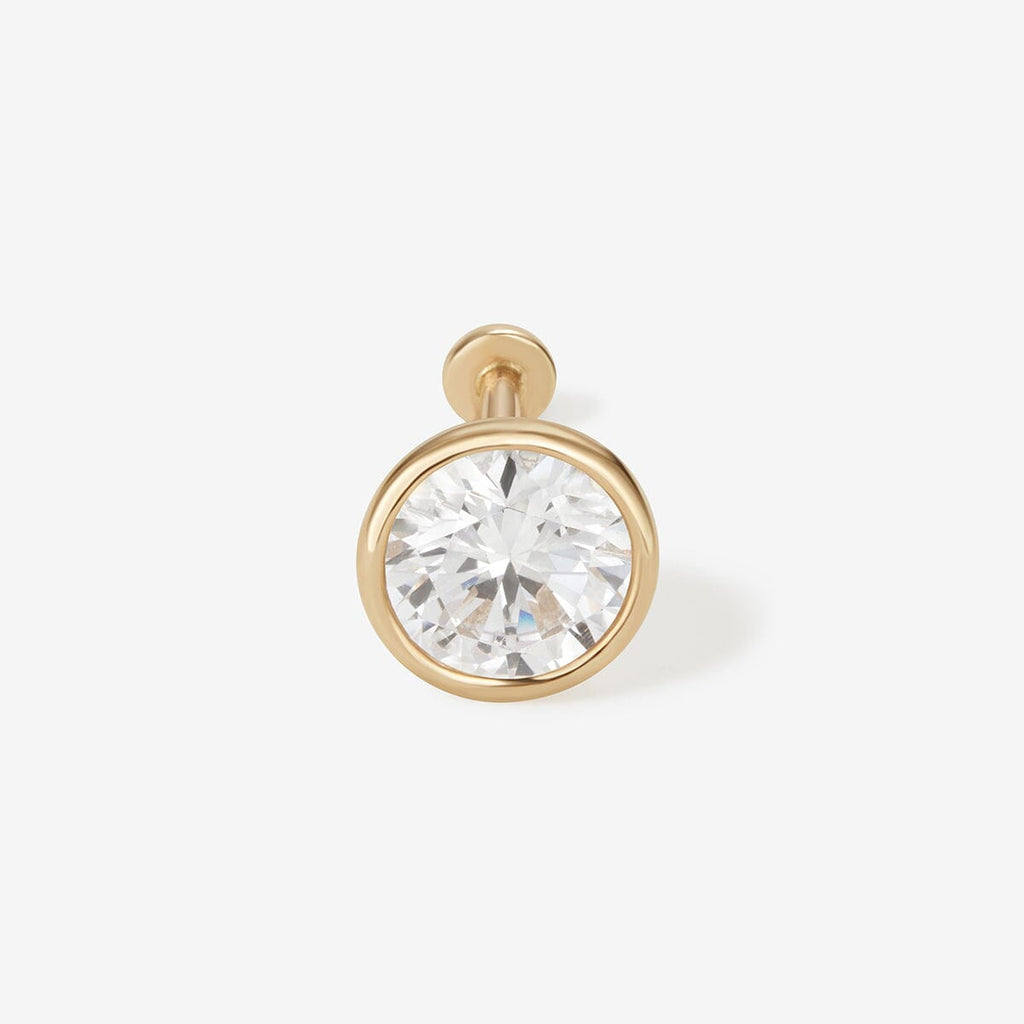 Gold Dent Diamond Piercing | Fine Piercings | Adornmonde
