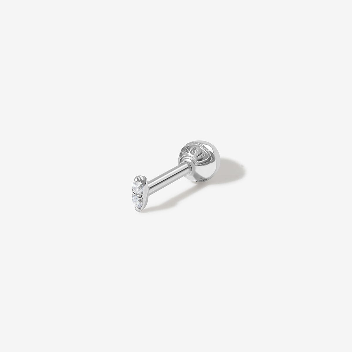White Gold Hood Piercing | Fine Piercings | Adornmonde