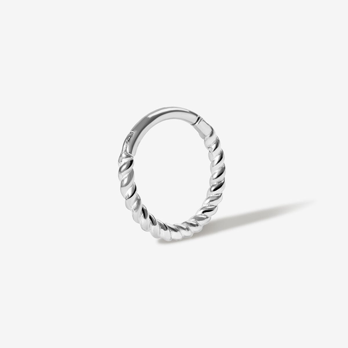 White Gold Puth Rope Clicker Piercing | Solid 14 Karat | Fine Jewelry ...