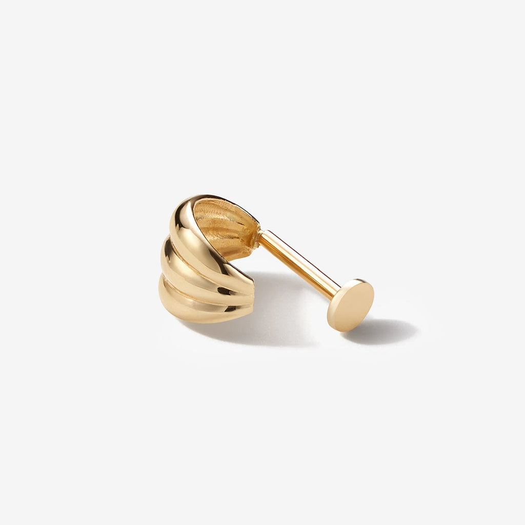 Gold Sphen Fan Piercing | Fine Piercings | Adornmonde