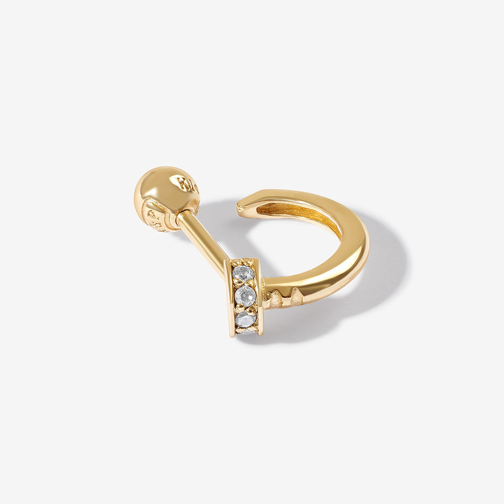 Gold Bayle Nail Piercing | Fine Jewelry | Adornmonde